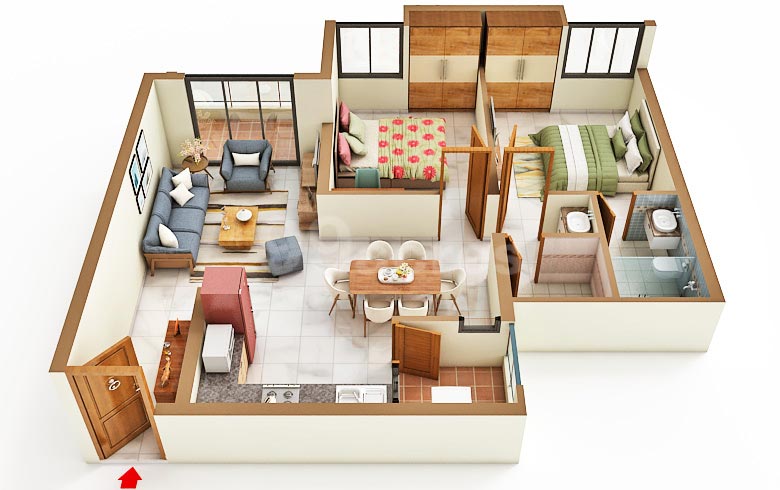 Kumar Prospera, Magarpatta, 2 & 3 BHK better homes in Magarpatta